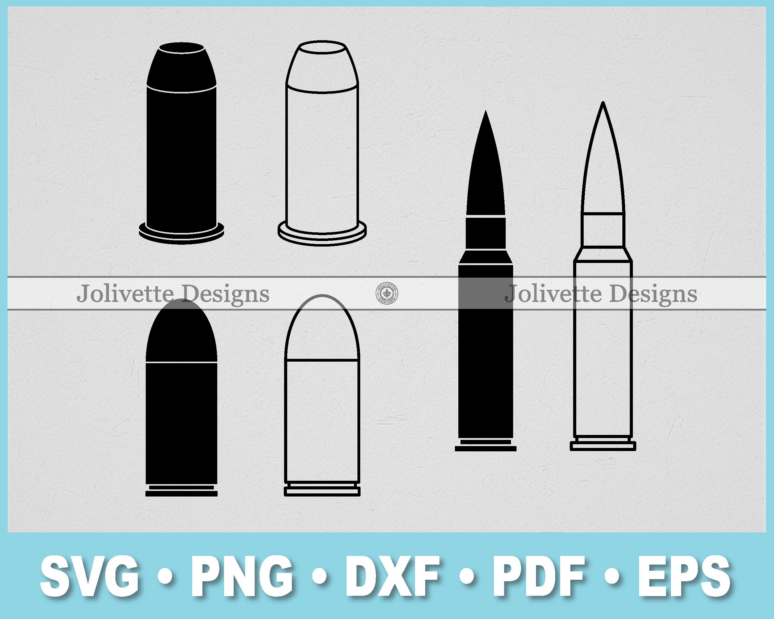 Bullet, Ammo, Gun, Bullets, Military, Clip Art, Clipart, Design, Svg ...