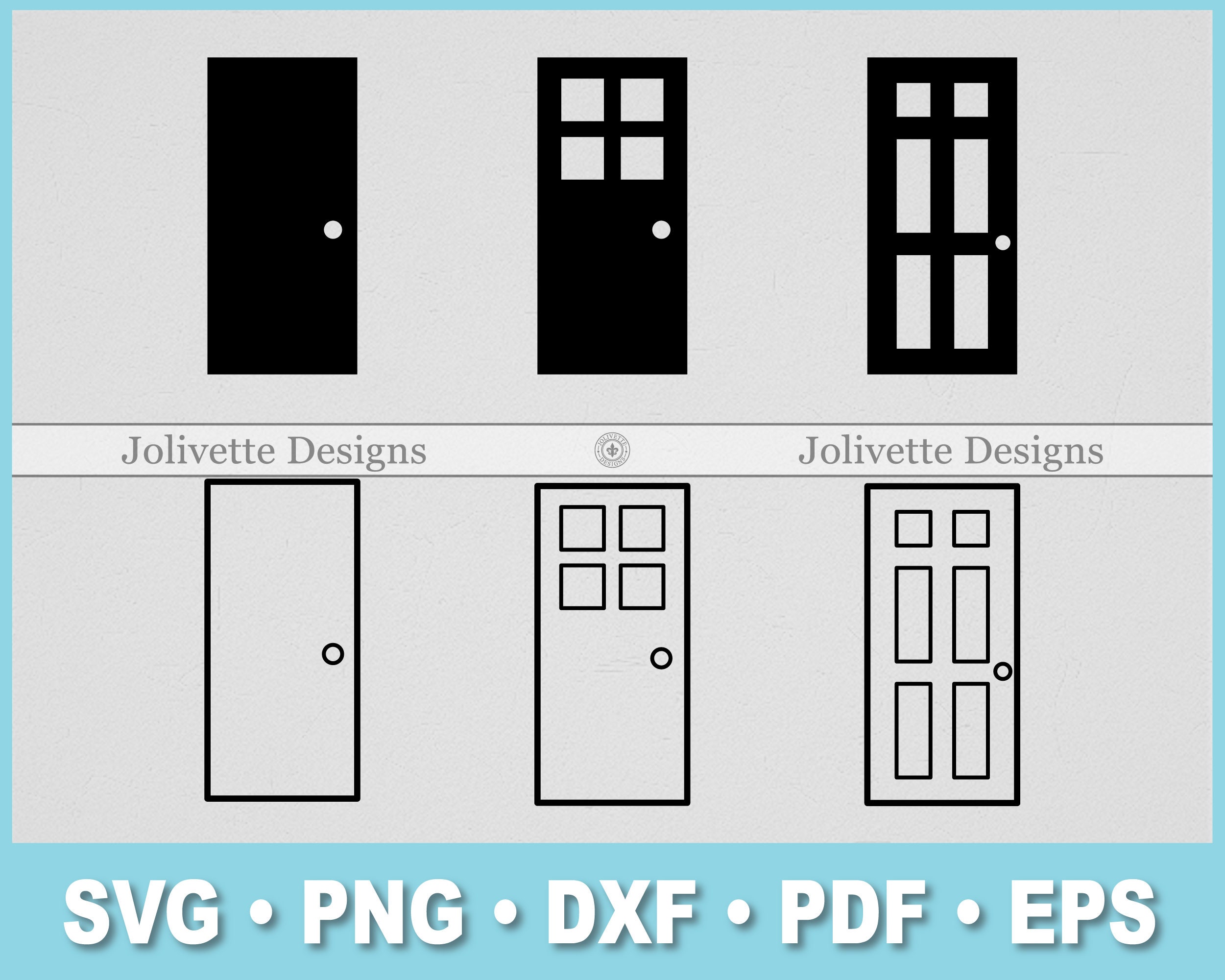 Door, Window, House, Doorknob, Clip Art, Clipart, Design, Svg Files ...