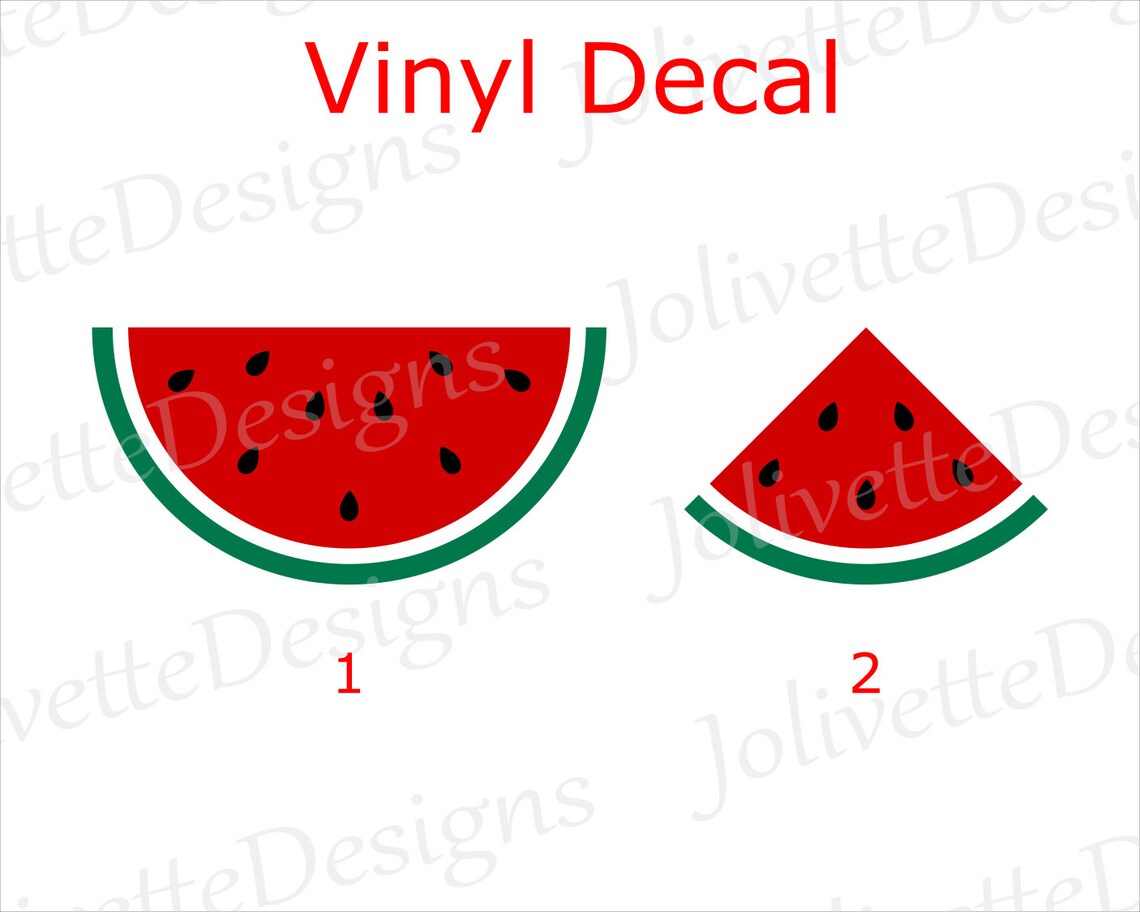Watermelon Summer Seeds Melon Food Decal Car Decal - Etsy