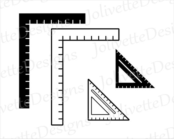 Carpenter Square Speed Square Constuction Tools Clip Art - Etsy