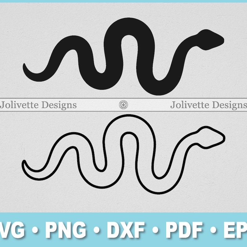 Snake Silhouette - Etsy