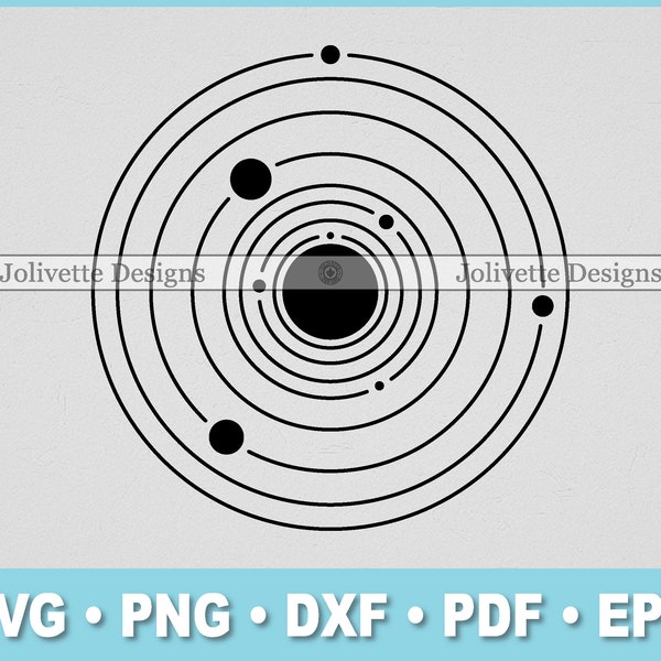 Solar System Svg - Etsy