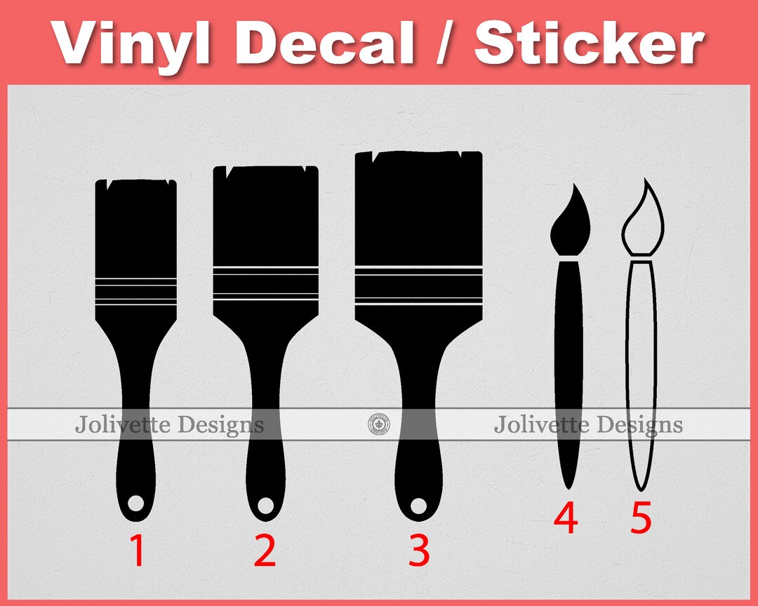 Paint Brush, Artist Brush, Brushes, Paint, Art, Decal, Car Decal ...