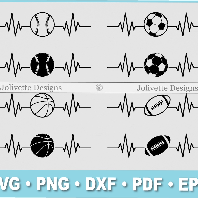 Basketball Heartbeat Svg - Etsy