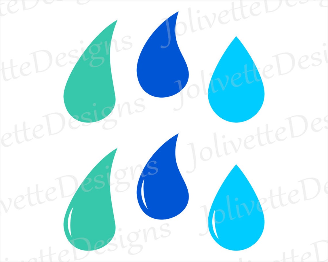 Rain Drop Drop Top Water Drip Wet Clip Art Clipart - Etsy