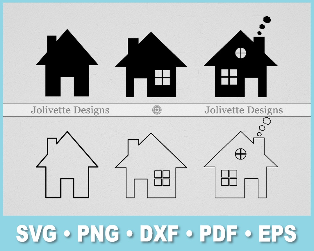Simple House, Home, Chimney, Door, Window, Clip Art, Clipart, Design ...