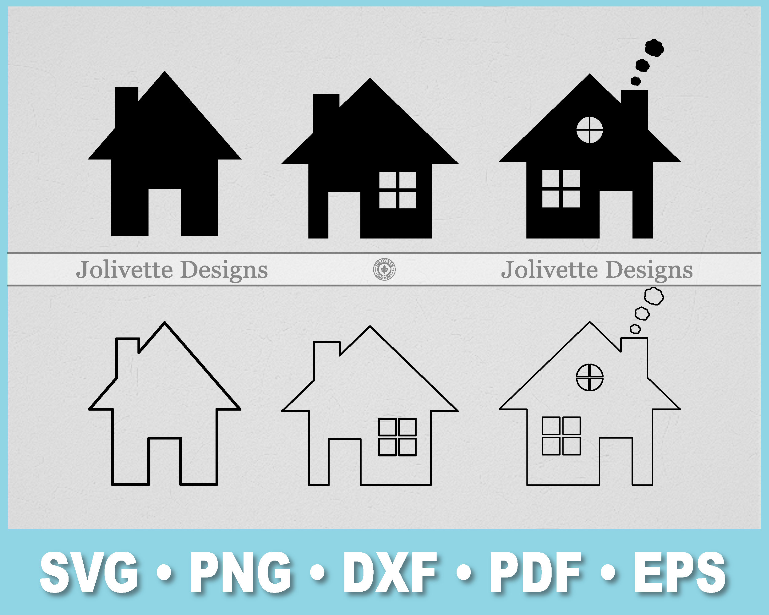 Simple House, Home, Chimney, Door, Window, Clip Art, Clipart, Design ...