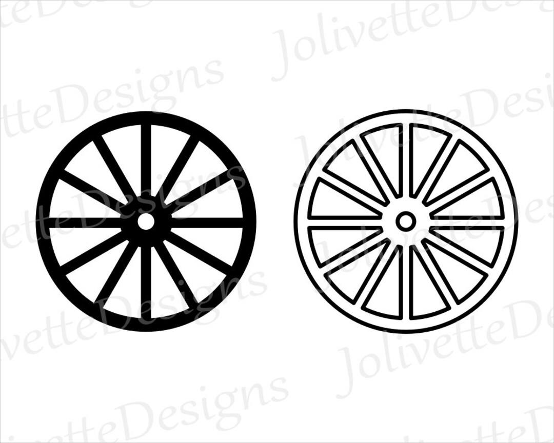Wagon Wheel Wheels Wooden Country Western Clip Art - Etsy