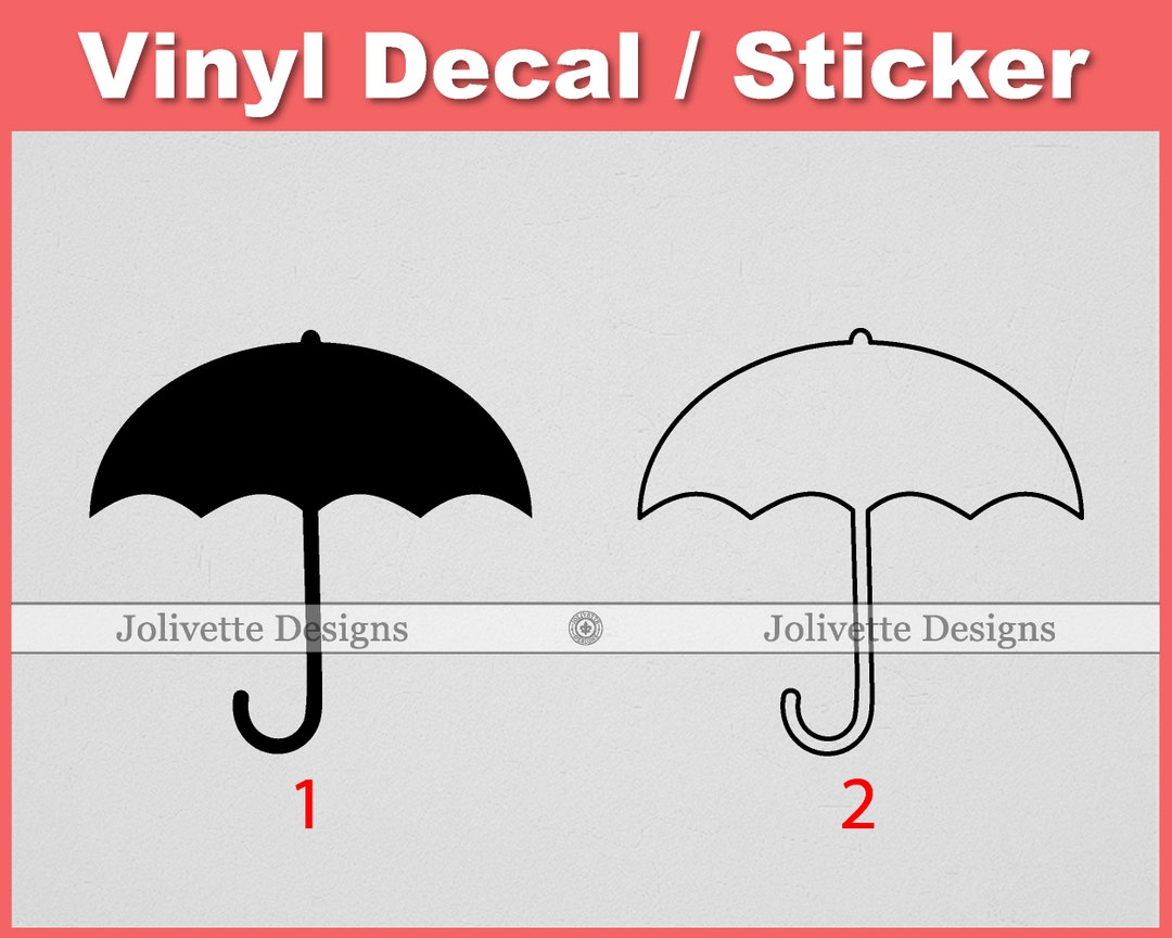 Umbrella, Rain, Shade, Umbrellas, Storm, Decal, Car Decal, Laptop Decal ...