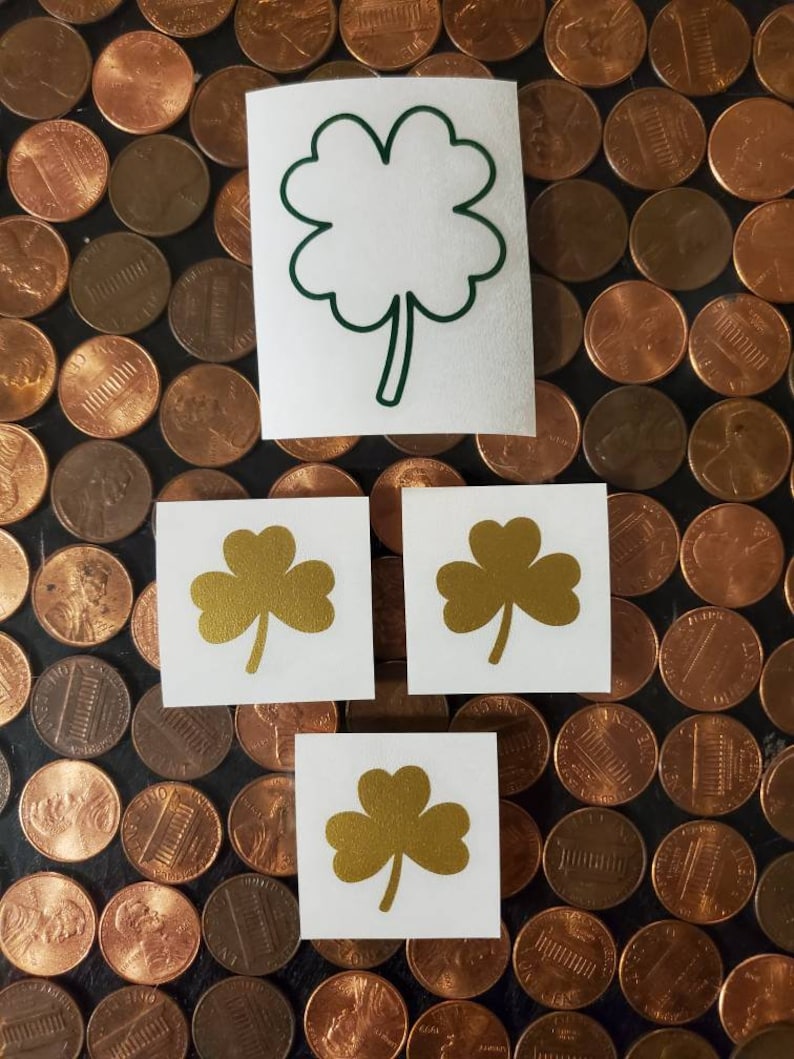 Shamrock Clover Three Leaf Four Leaf St Patricks Day - Etsy