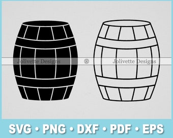 Fass Svg Eps Png Dxf Clipart für Cricut und Silhouette - Etsy Schweiz