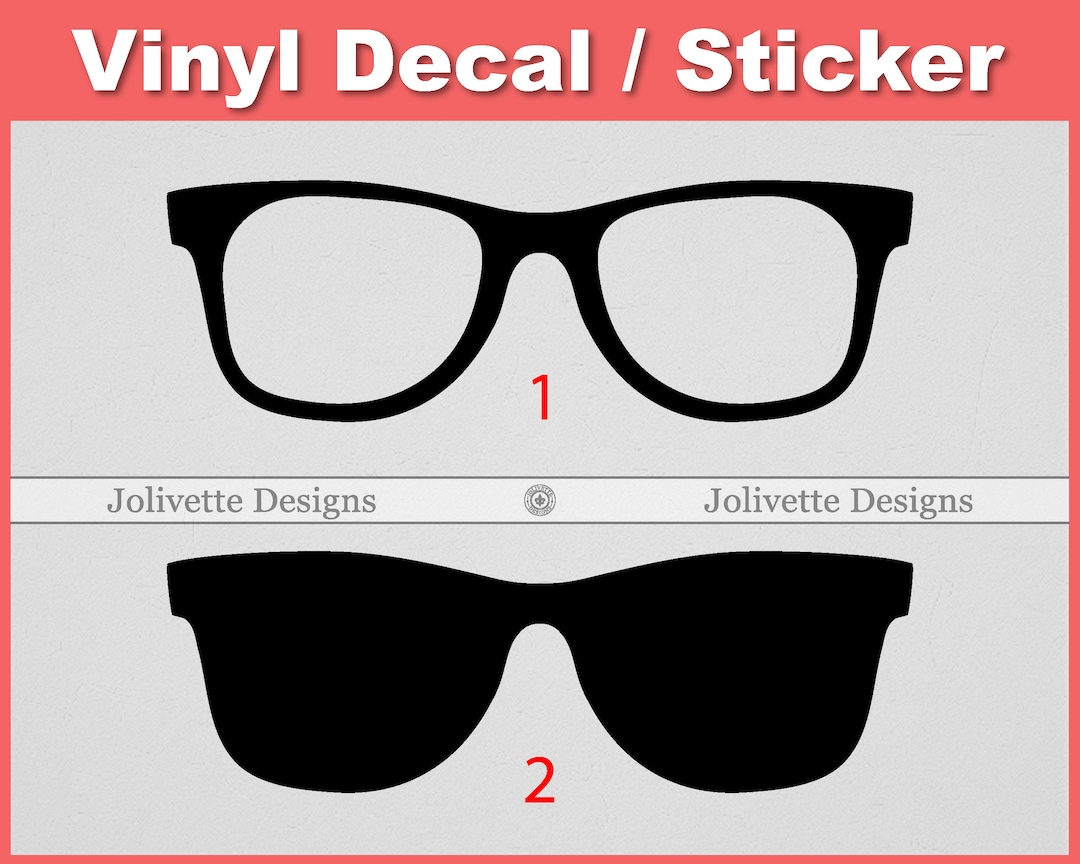 Shades, Glasses, Sunglasses, Lense, Decal, Car Decal, Laptop Decal ...