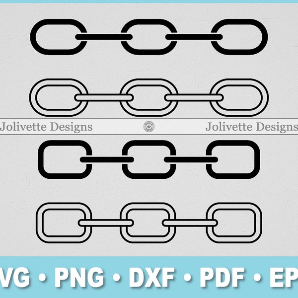 Chain Links Square Svg - Etsy