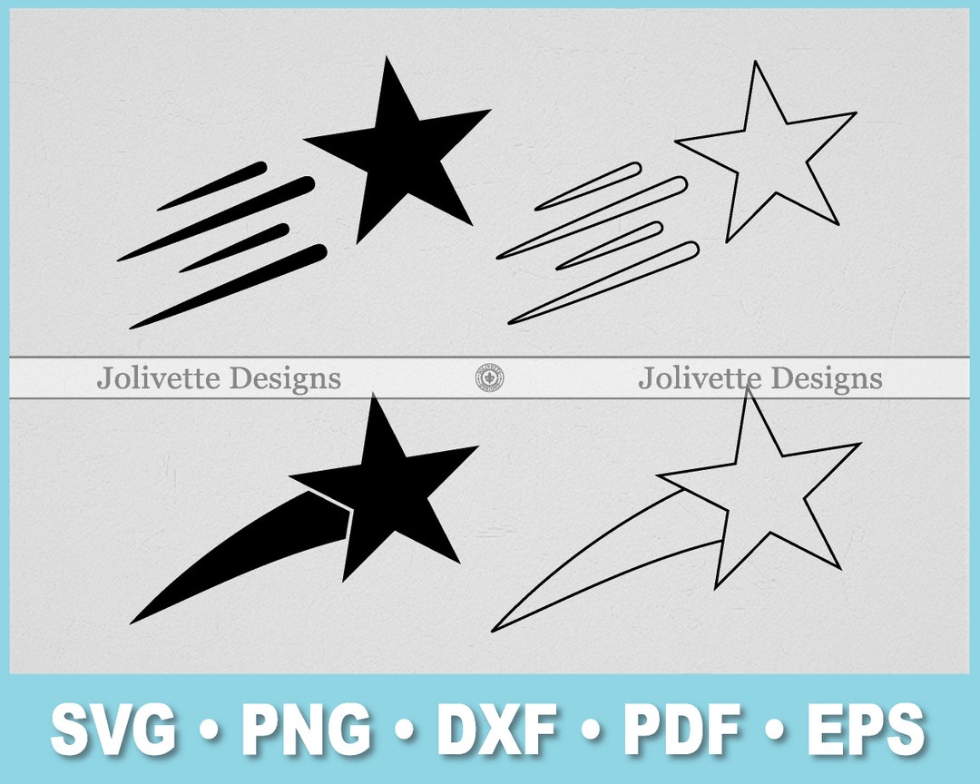 Shooting Star, Falling Stars, Clip Art, Clipart, Design, Svg Files, Png ...