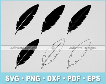 Feather SVG Feathers SVG Feather Clipart Cricut (Download Now) - Etsy