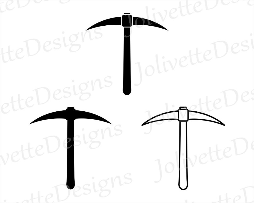 Pickaxe Pick Axe Mining Mine Miner Tool Clip Art - Etsy