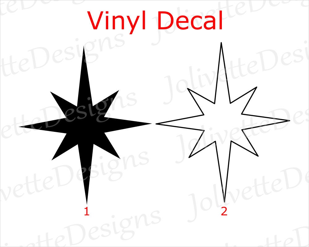 Christmas Star North Star Jesus Religion Religious Decal | Etsy
