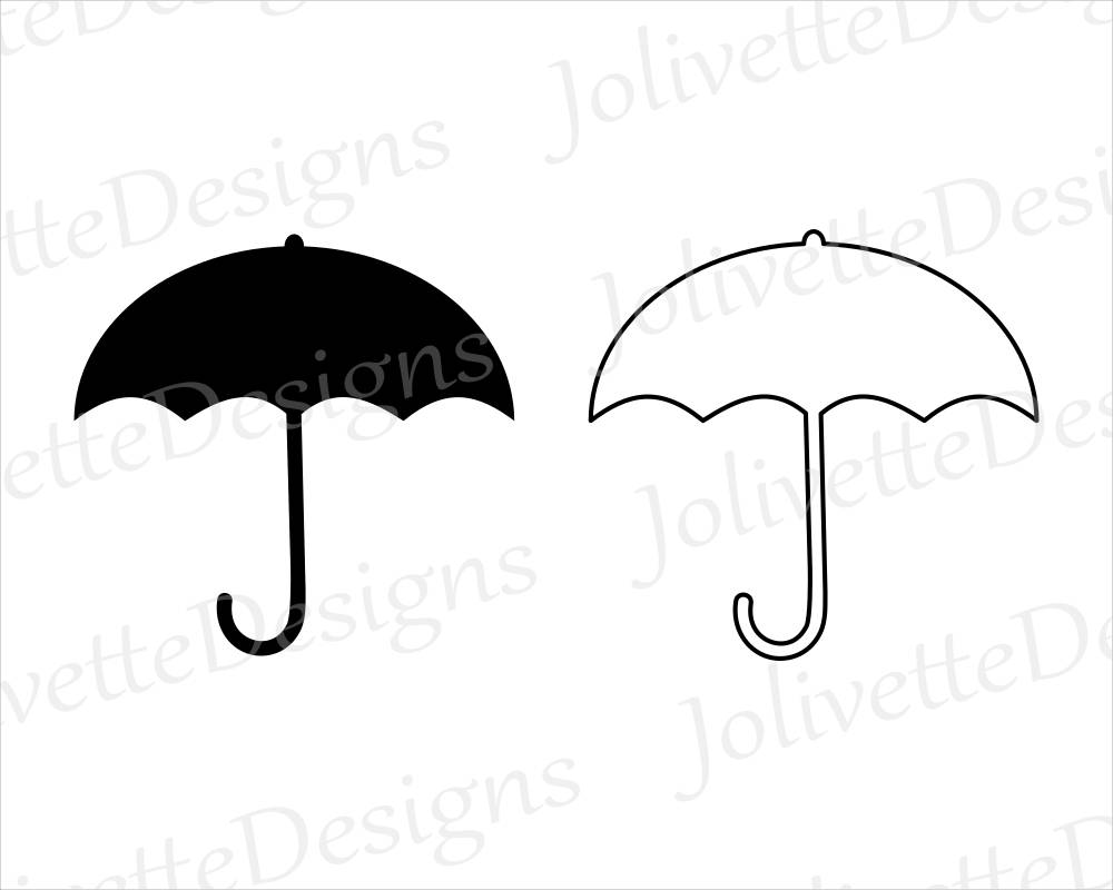 Umbrella Umbrellas Rain Shade Clip Art Clipart Design | Etsy