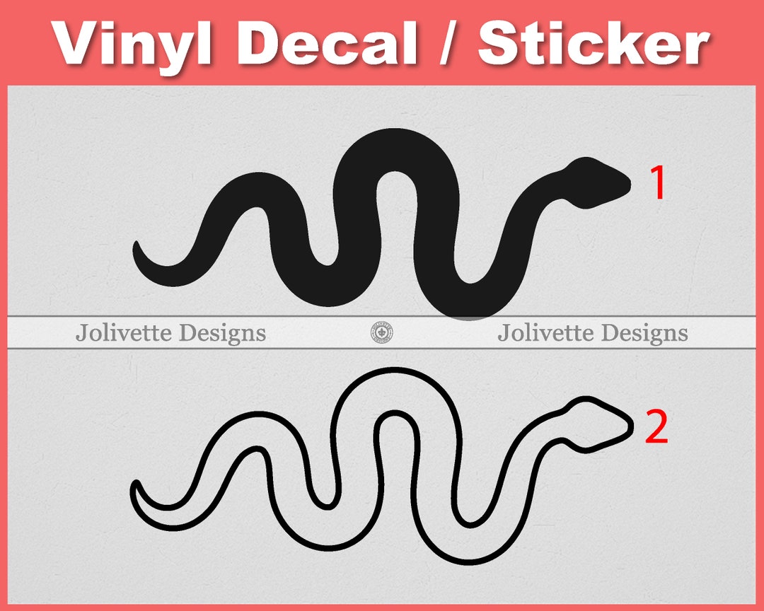 Snake, Snakes, Reptile, Decal, Car Decal, Laptop Decal, Yeti Decal ...