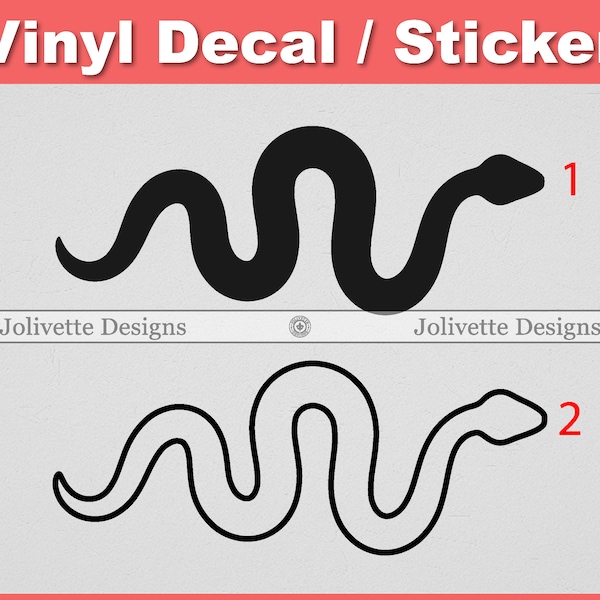 Pink Snake Car Decal - Etsy