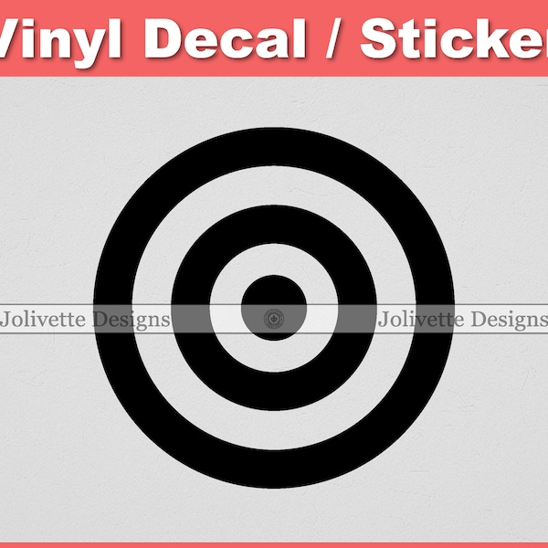 Large Circle Decal - Etsy