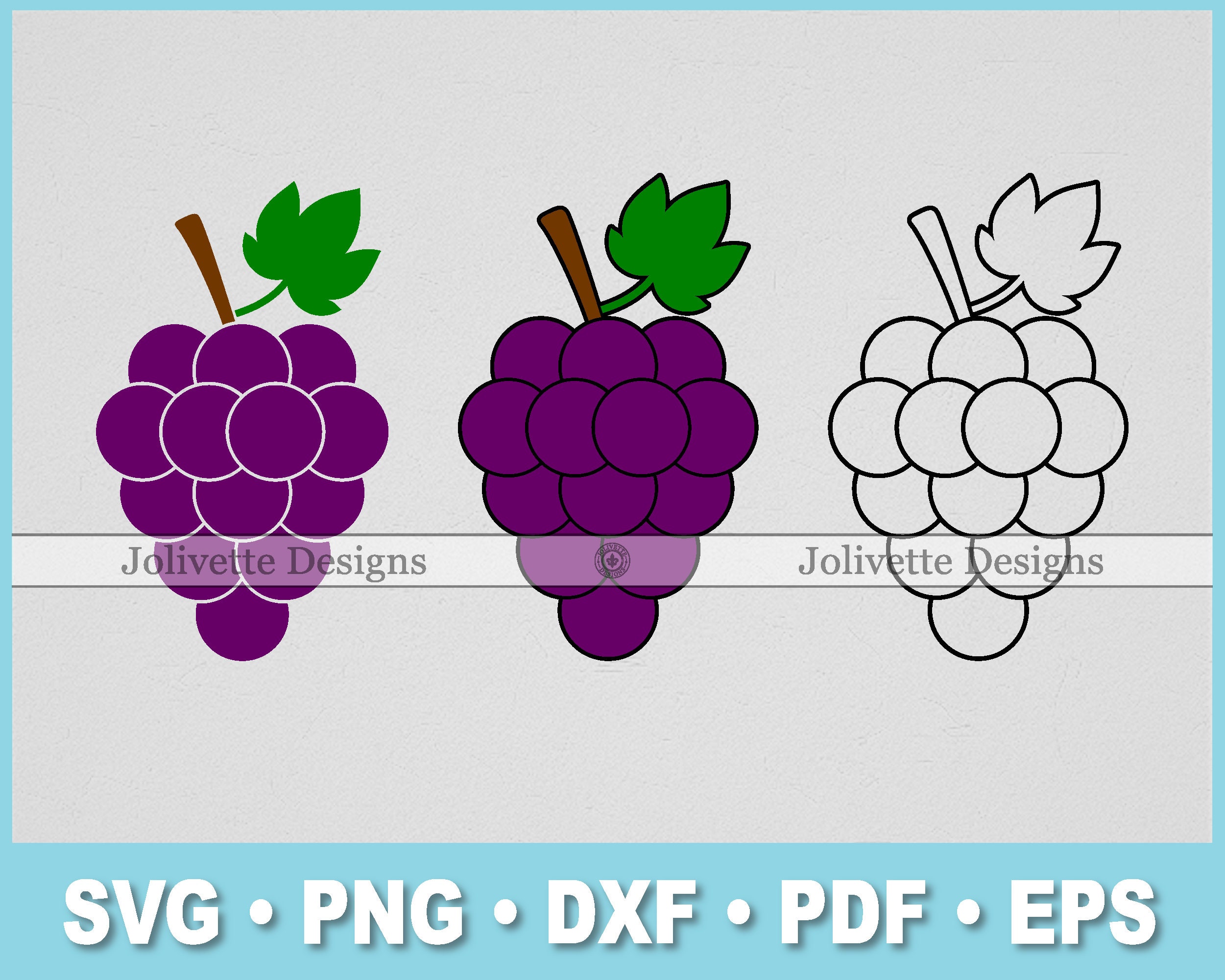 Purple Grape Clipart Images