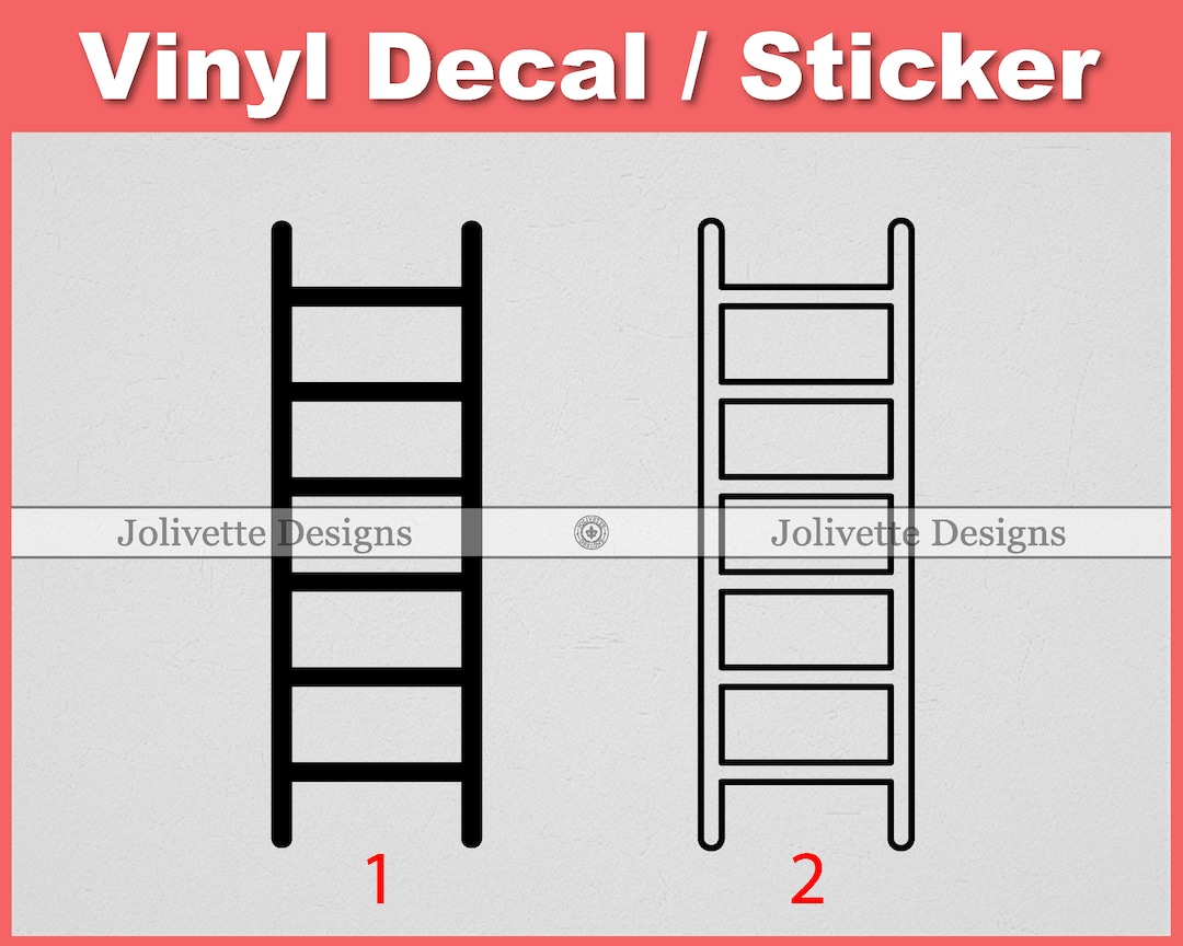 Ladder, Steps, Rail, Climb, Ladders, Work, Decal, Car Decal, Laptop ...