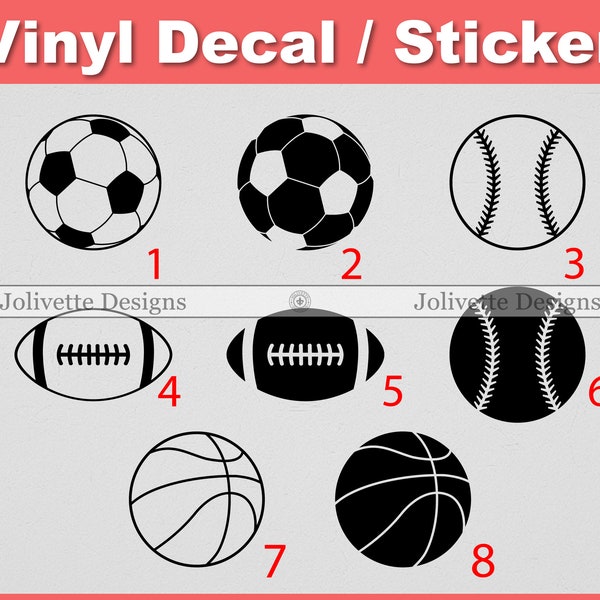 Sports Wall Decal - Etsy