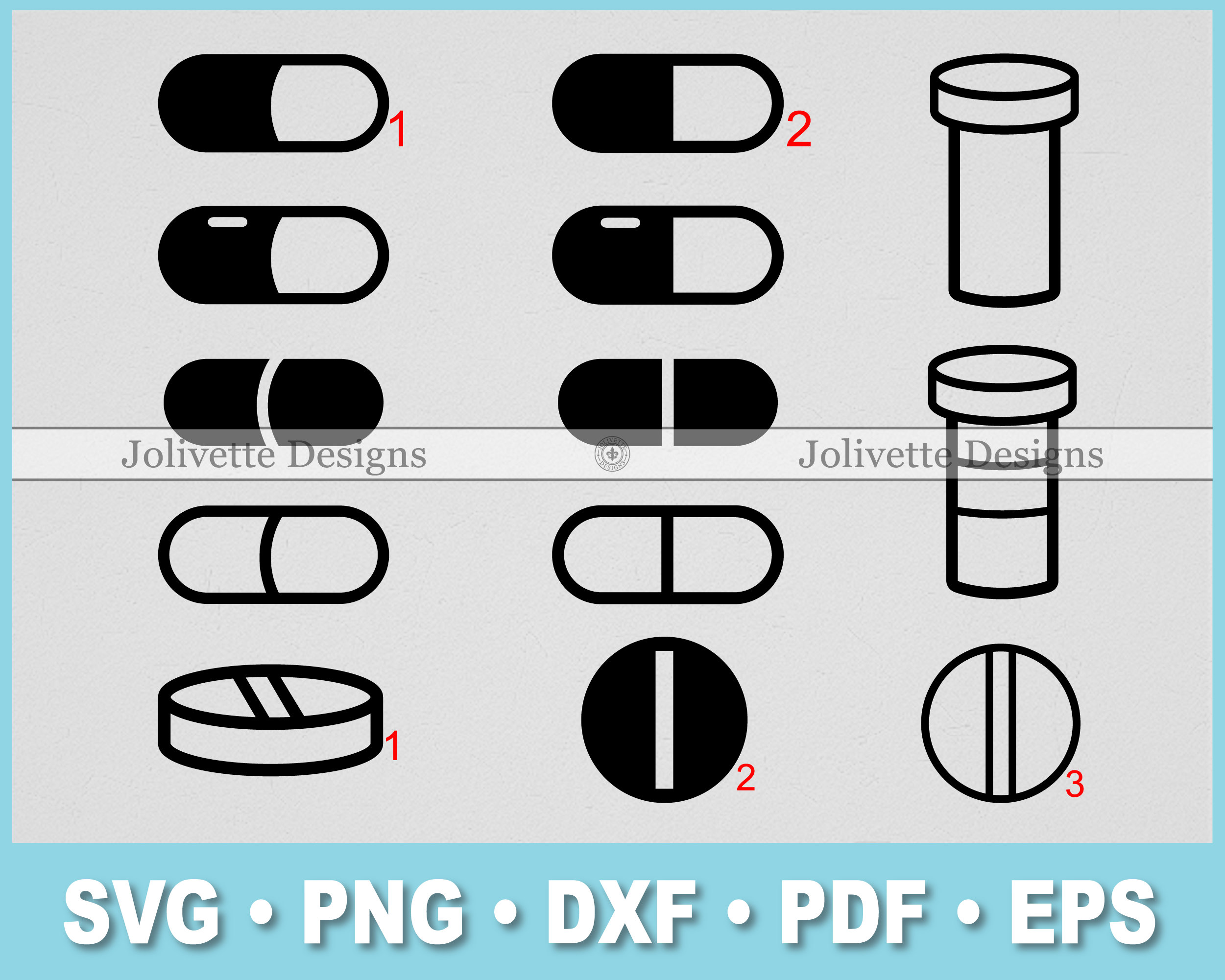 Medicine SVG Pill SVG Pills Doctor Clip Art Clipart - Etsy
