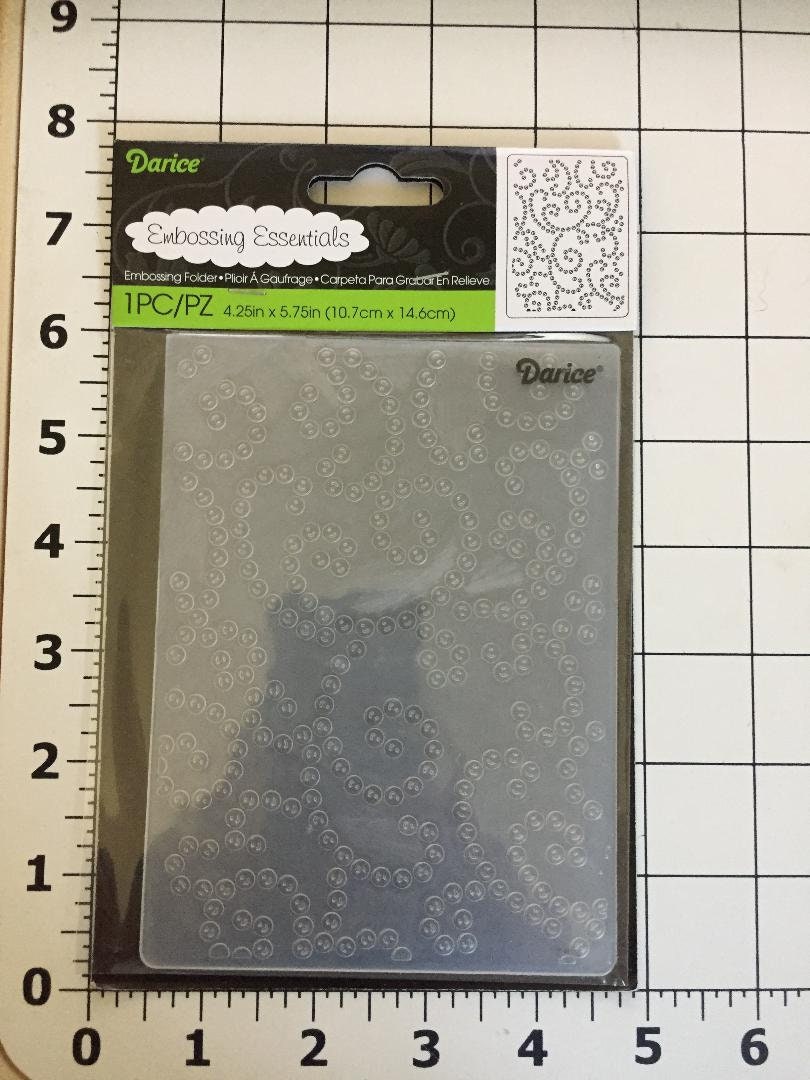 Darice Embossing Folder ~gem Swirl~ New - Etsy