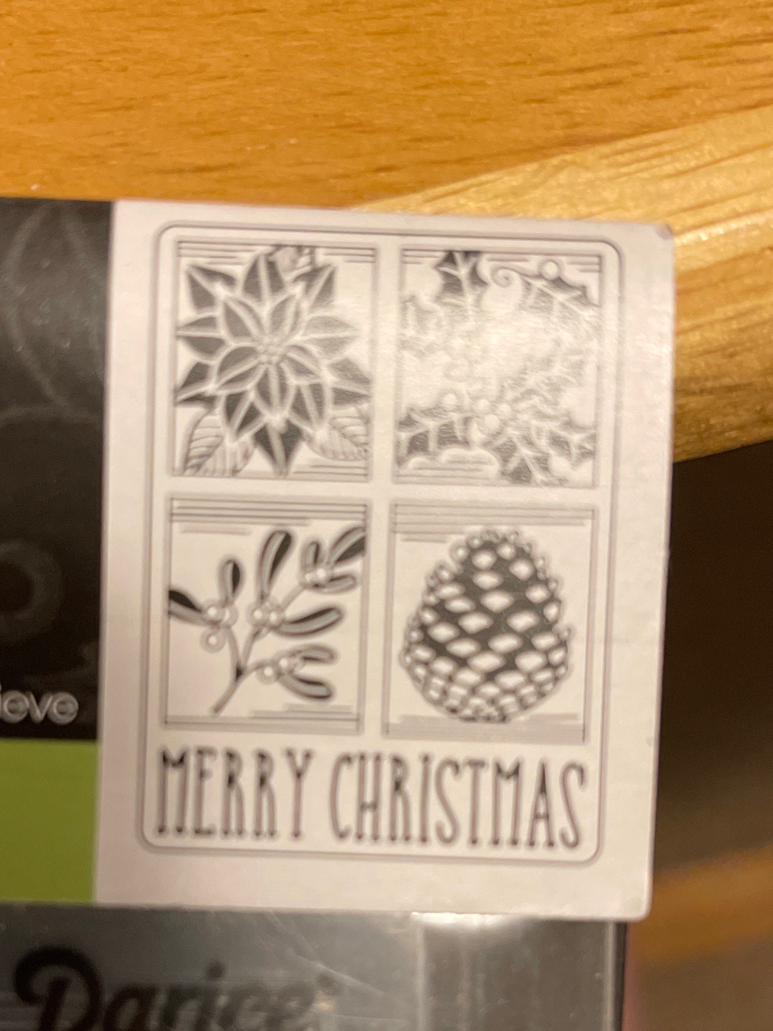 Darice Embossing Folder ~ Christmas Square NEW - Etsy