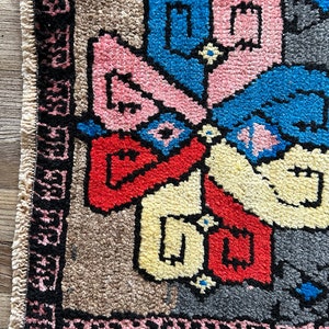 1’6 X 2’5 Vintage Kars Rug Colorful Primary Color Palette - Etsy