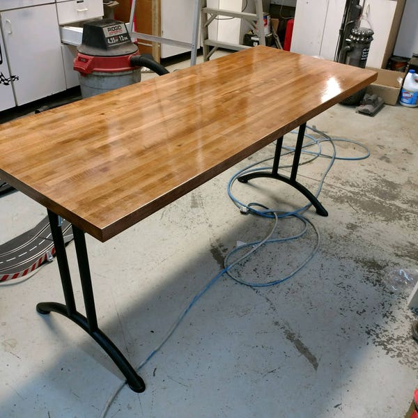 Butcher Block Table (You'll Enjoy) - Etsy