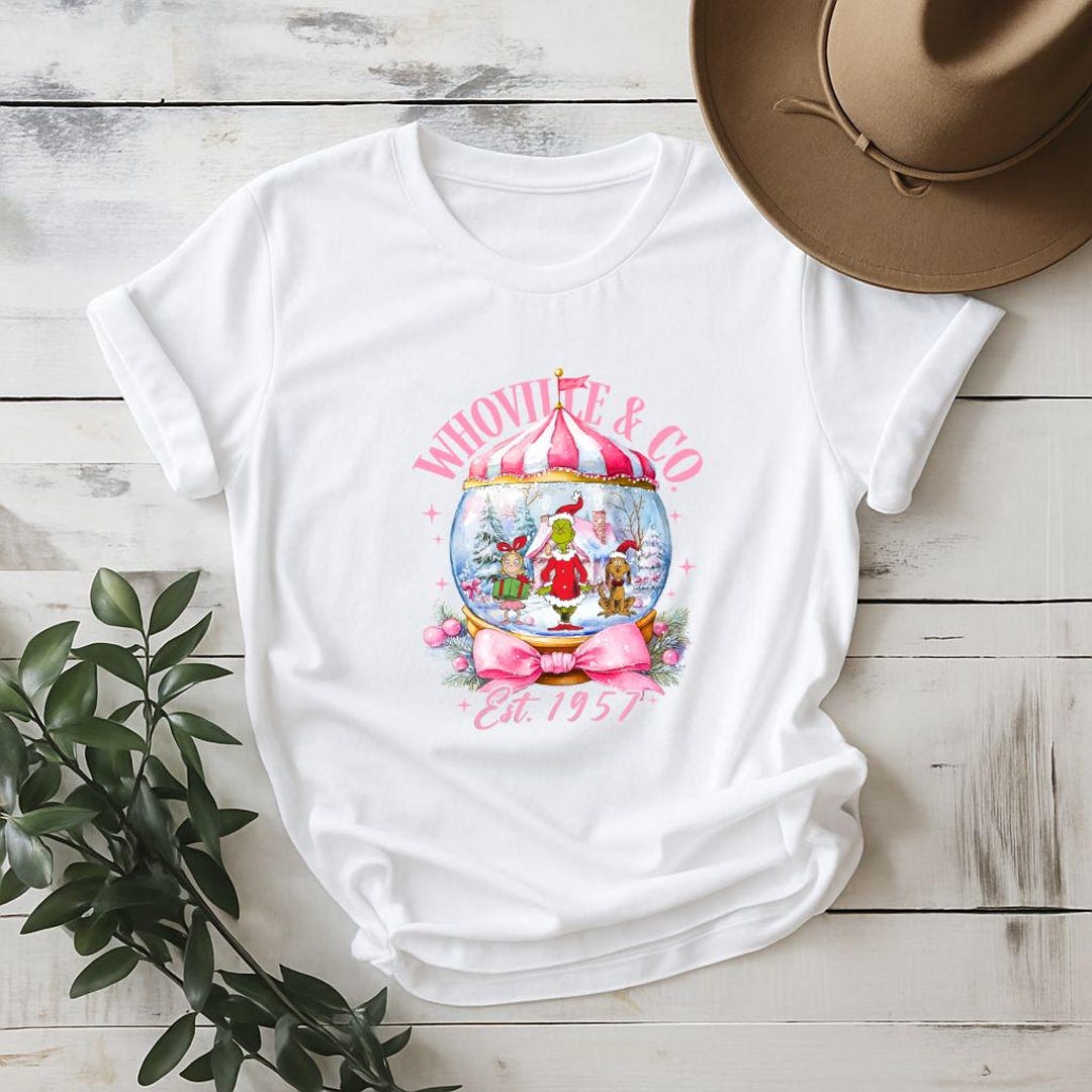 Whoville Snow Globe T-shirt - Ring Spun Cotton Women's Tee - Etsy