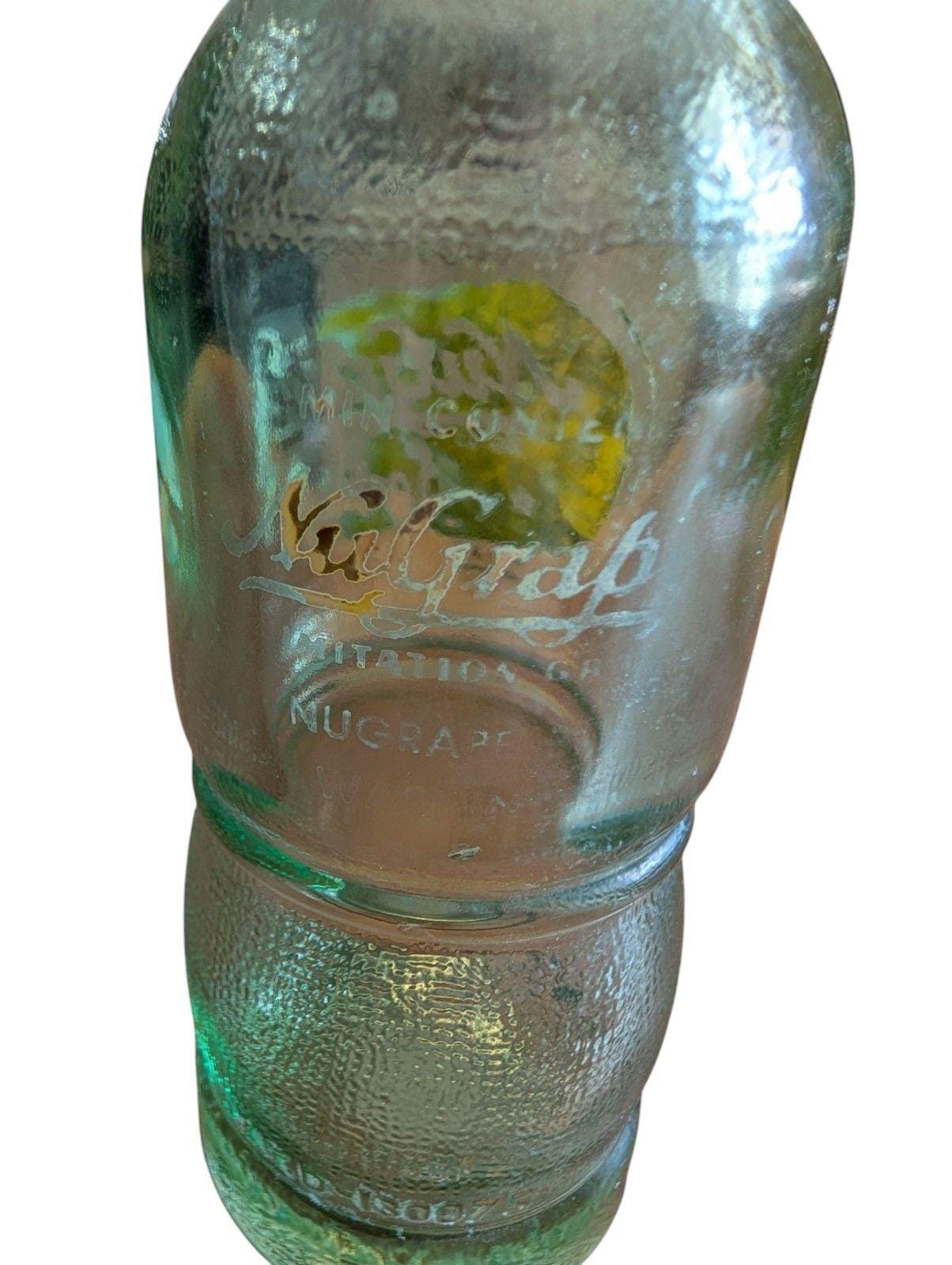 Vintage 1940s Nugrape Soda Bottle 6 Oz Washington - Etsy