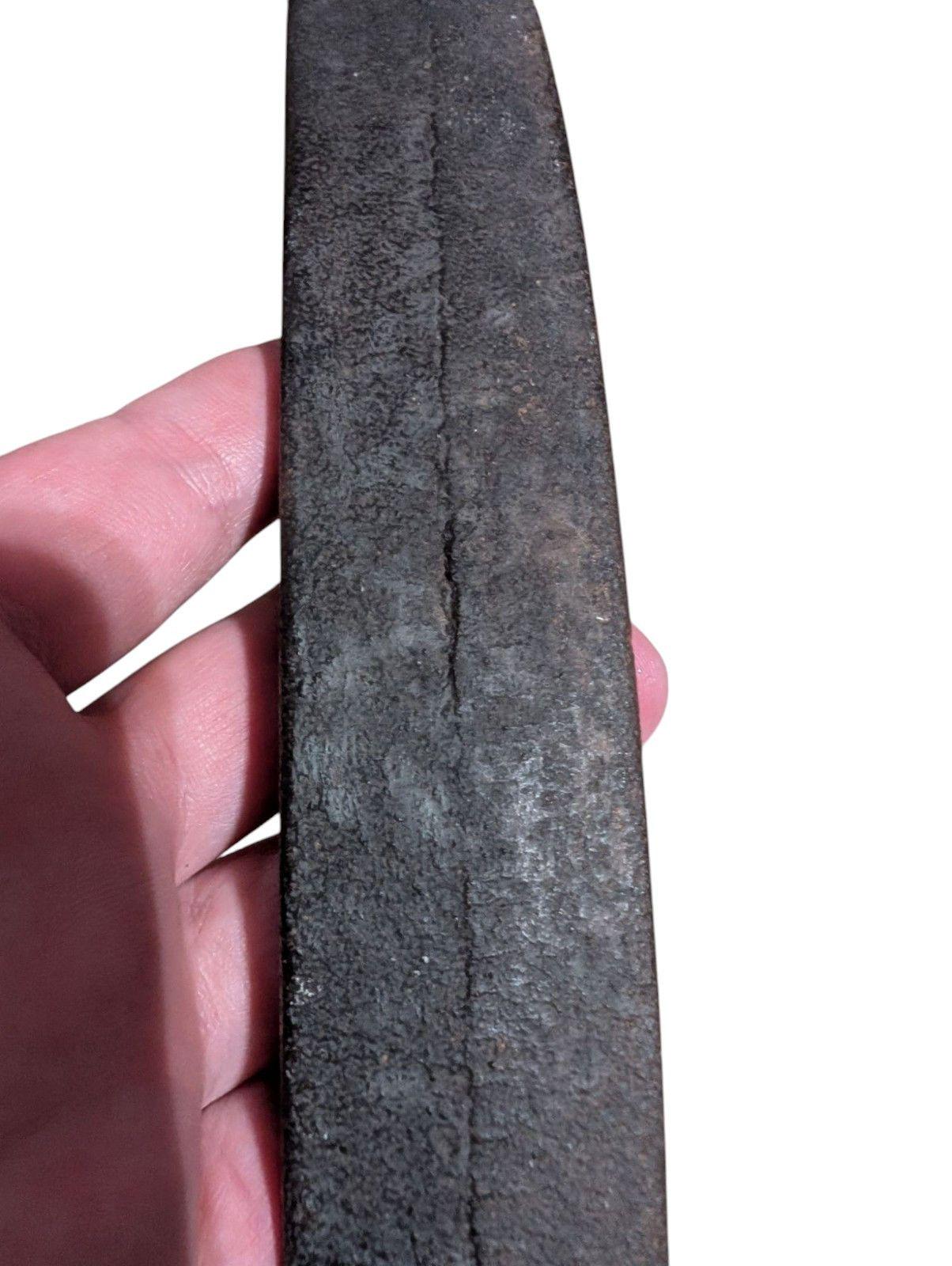 Antique Cast Iron Hand Crank Flywheel Pulley Wheel - 21 Inch Diameter ...