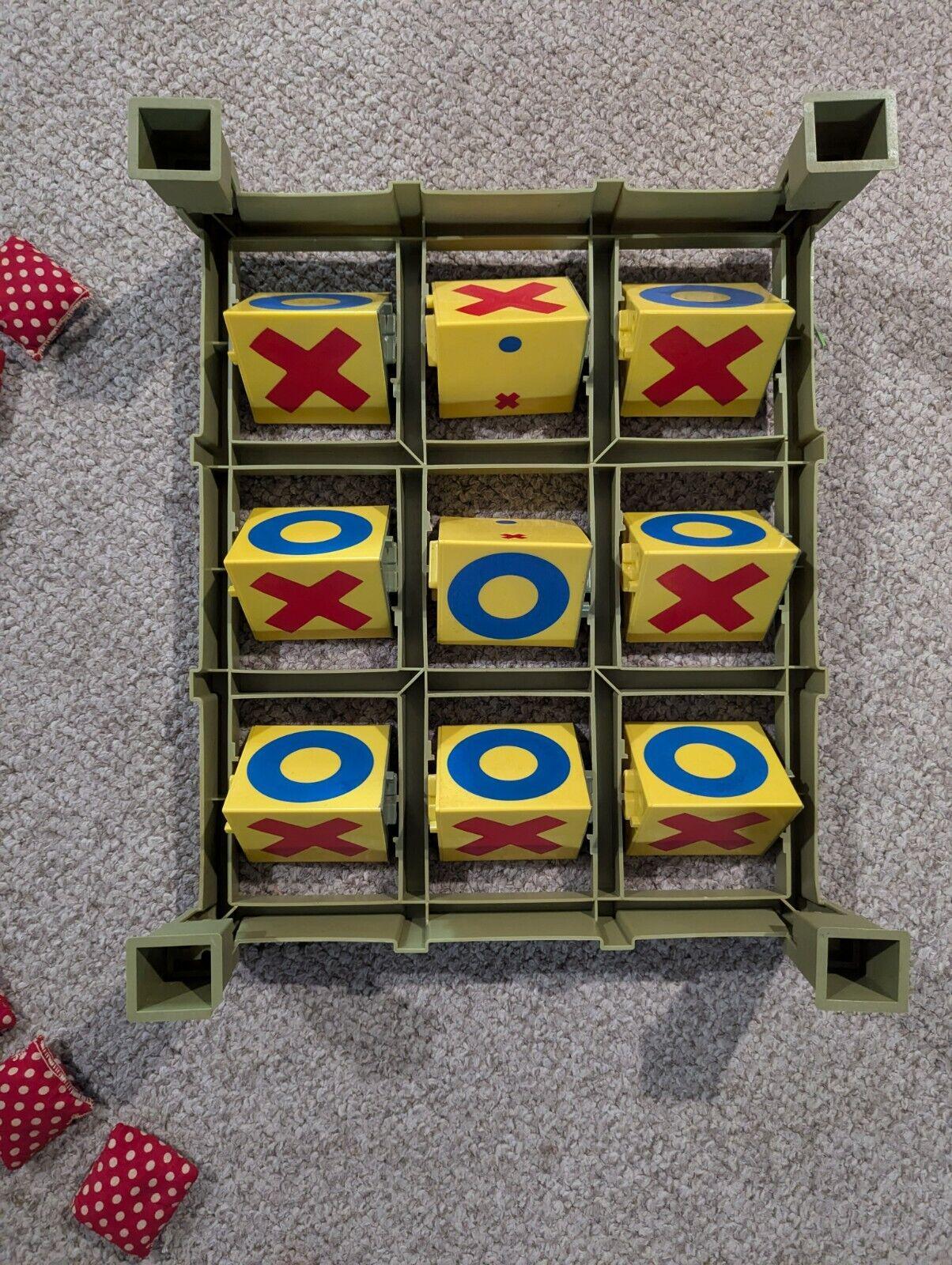 Vintage Toss Across Bag Toss Game W/ Original Box Complete 6 Bean Bags ...