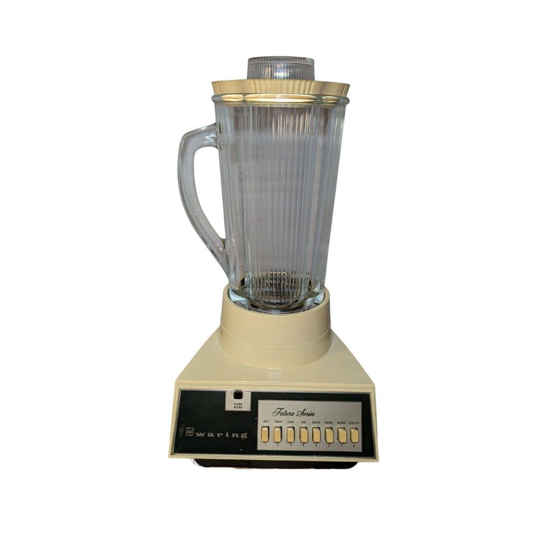 Waring Vintage Futura Series Blender 11-161 - Ribbed Glass Pitcher ...