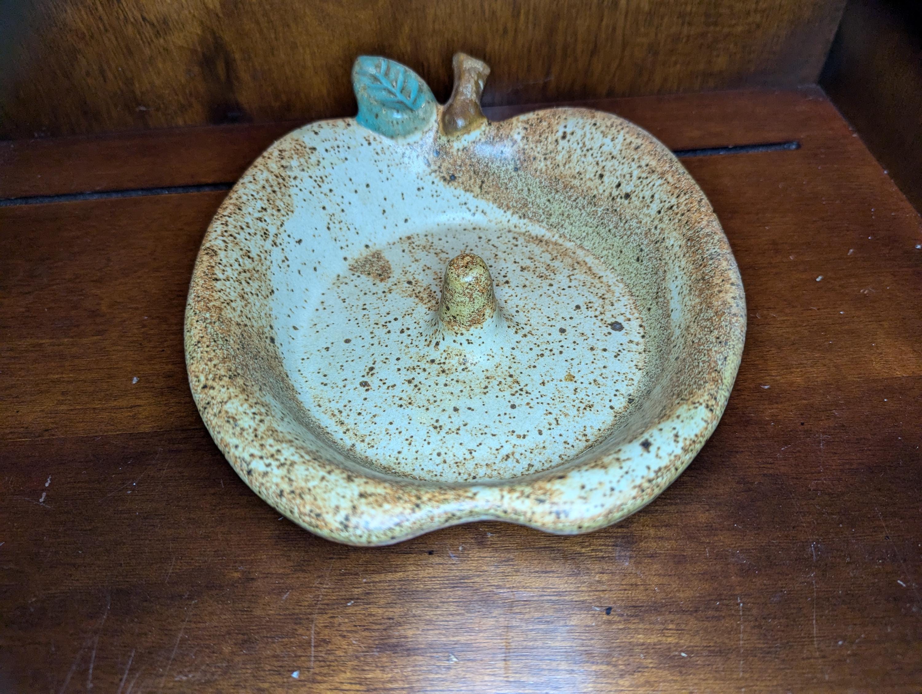 Vintage Ceramic Apple Baker Dish - Etsy