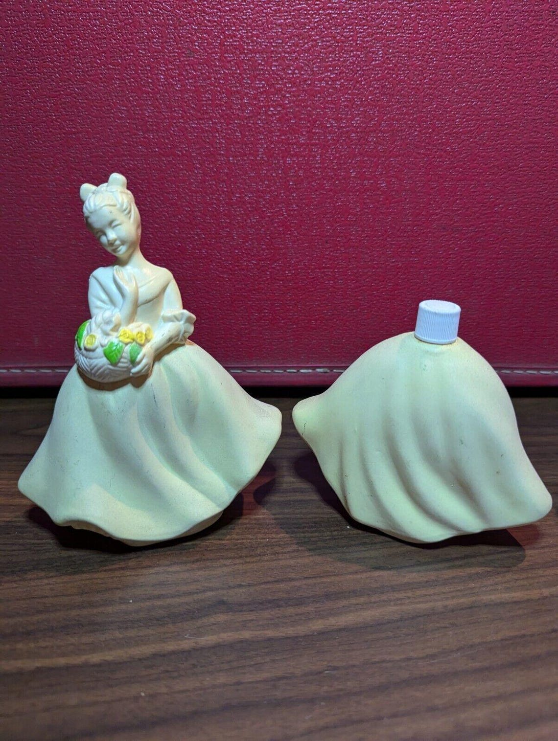 Vintage Avon Flower Maiden Girl Cologne Bottles - Topaze & Cotillion ...