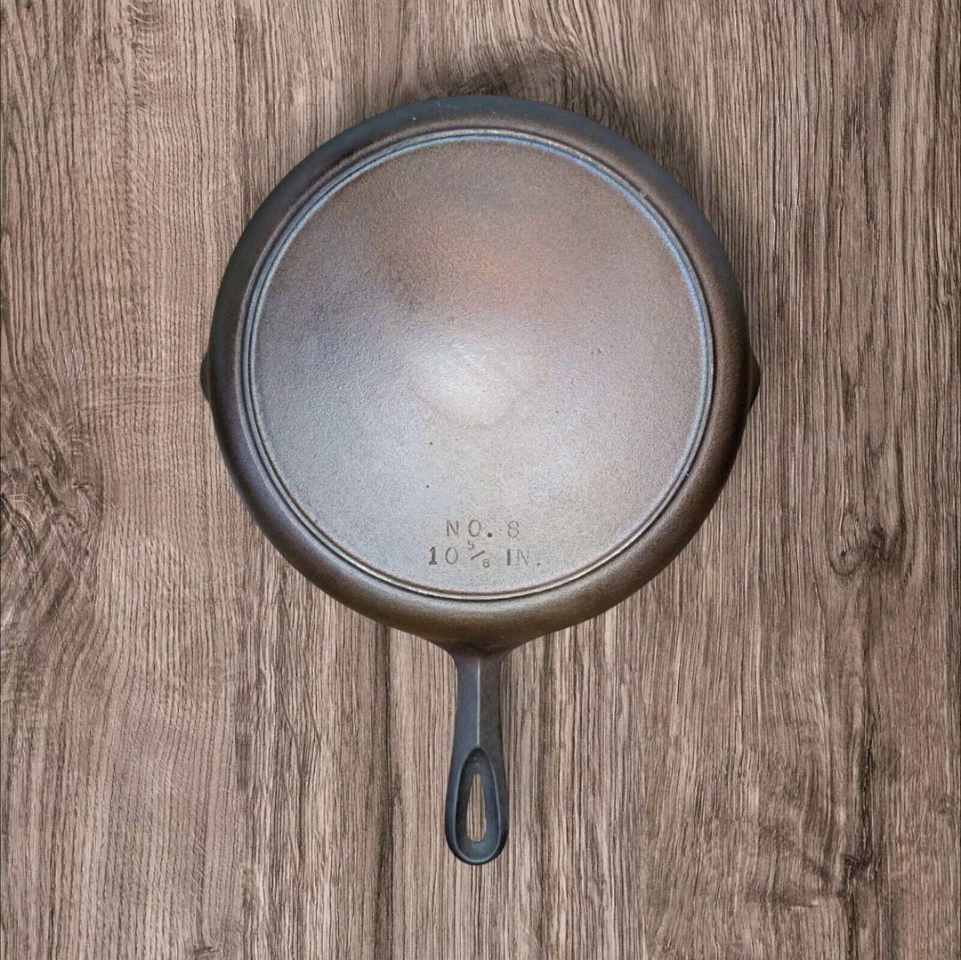 Vintage BSR #8 Cast Iron Skillet W/ Heat Ring Early 1950s to Late 1960s ...