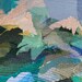 Wave Fabric Collage and Machine Embroidery - Etsy