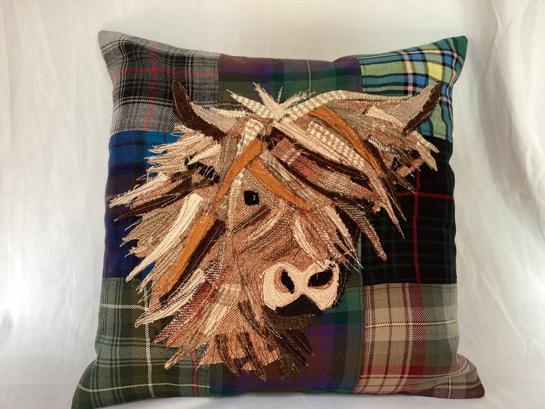 Highland Cow Cushion Cover - Etsy