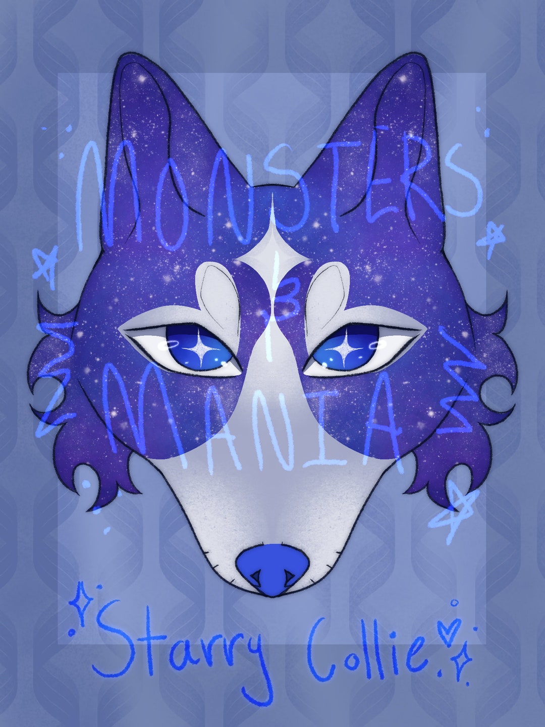 Collie Mask Premade, Mask, Theriotype, Masquerade Mask, Cosplay Mask ...