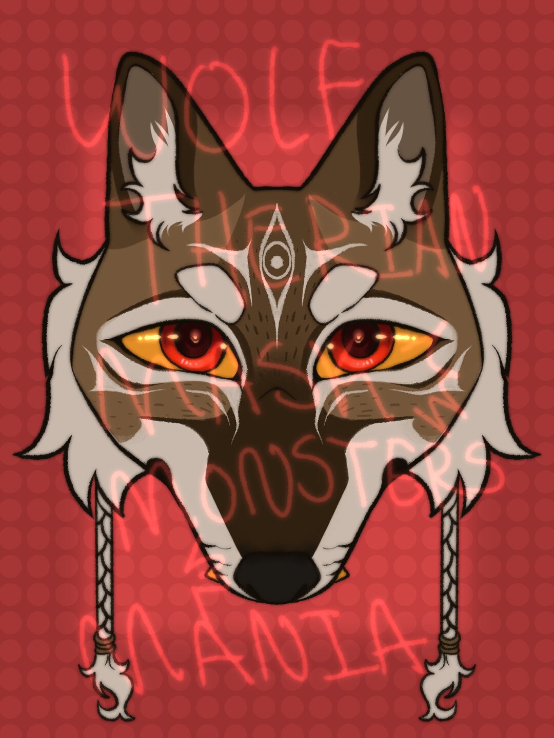 Wolf Mask Premade, Mask, Theriotype, Masquerade Mask, Cosplay Mask ...