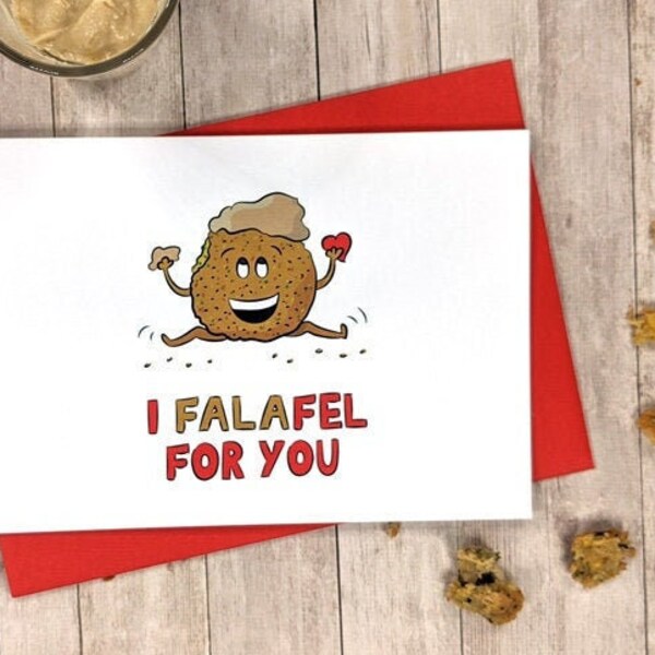 Falafel Card - Etsy