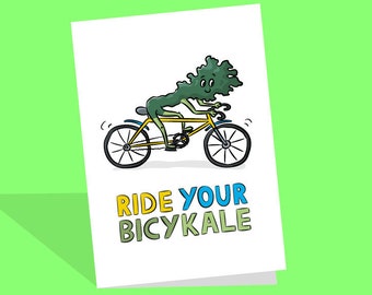 Bike Birthday Card - Etsy