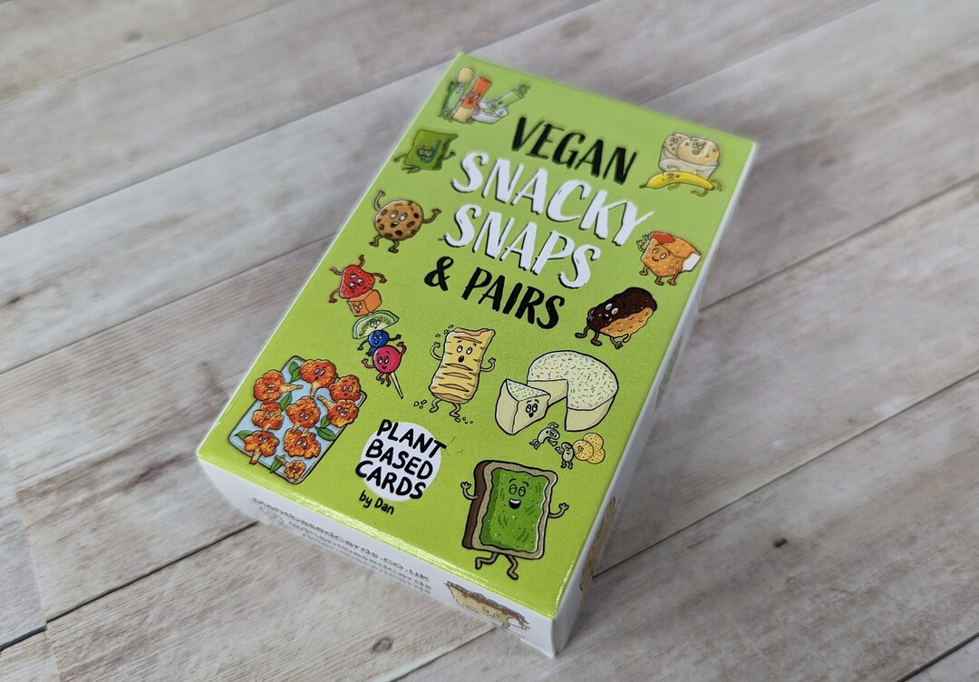 Vegan Card Game - Vegan Gift Ideas - Vegan Children - Snaps - Pairs ...