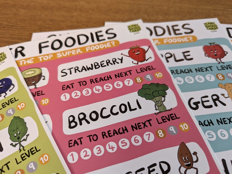 Fun Food Chart Game: Healthy Eating for Picky Eaters - Etsy