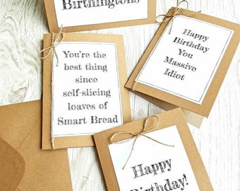 Step Bros Birthday Card Funny Birthday Card Comedy Gift for